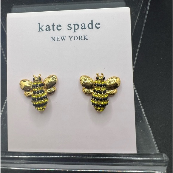 kate spade | Jewelry | Nwt Kate Spade Gold Honey Bee Stud Earrings ...